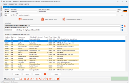 Software für Ihre Turnierveranstaltung | WPC-Timing